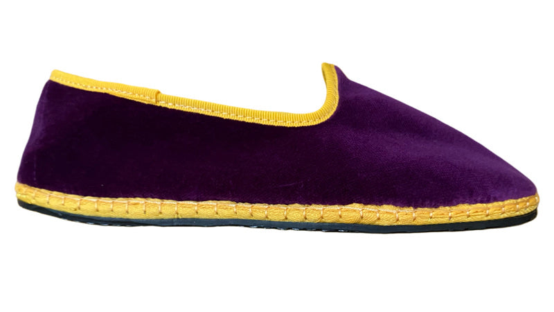 Furlane Prune en velours – Bleu Velvet